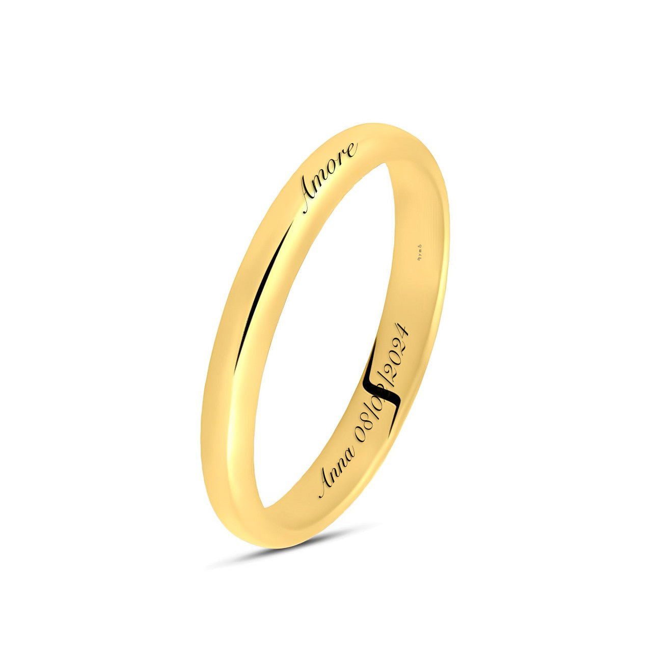 Anello Fede classica 3 mm in Oro 18kt – My Mō Gioielli